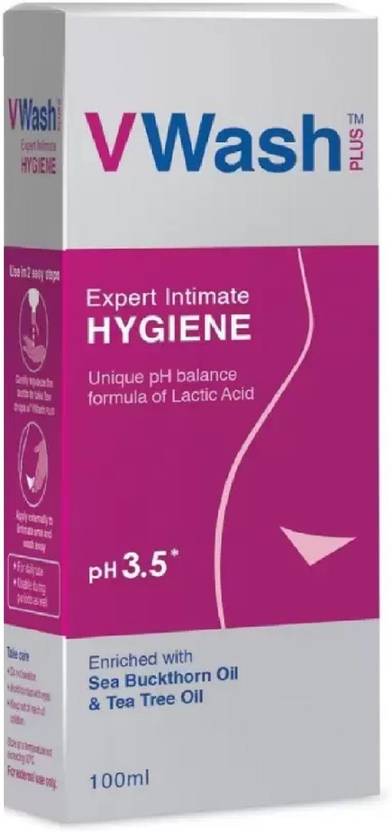 V WASH PLUS Expert Intimate Hygiene Intimate Wash (100 ml) Intimate ...