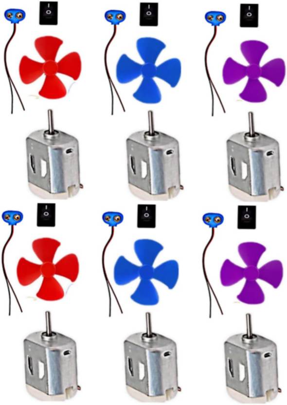 ZION DCMTR, Dc Motor, 5v dc motor, set of 6 dc motor kits Motor Control ...
