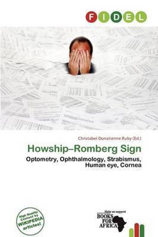 Howship-Romberg Sign: Buy Howship-Romberg Sign by unknown at Low Price ...