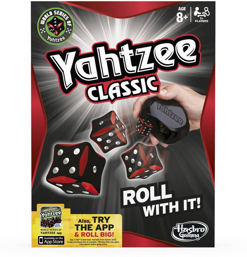 Hasbro Gaming Yahtzee Classic Board Game Accessories Board Game