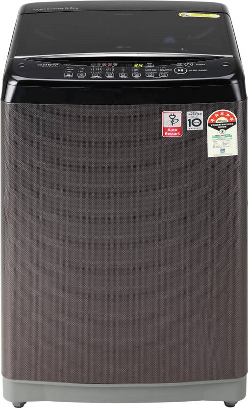 LG 7 kg 5 Star Rating Jet Spray Fully Automatic Top Load Black Price in ...