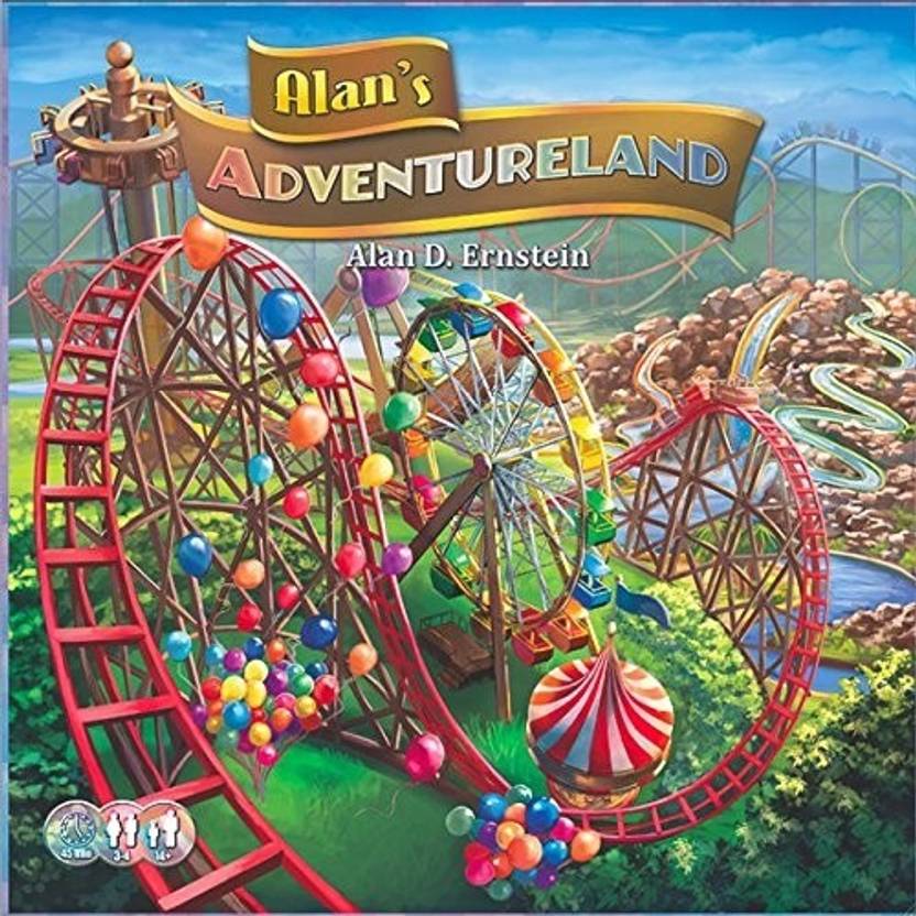 Rio Grande Games AlanS Adventureland Game Party & Fun Games Board Game ...