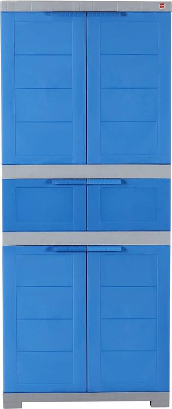 cello Cello Novelty Triplex - Blue & Grey Plastic Cupboard Price in ...