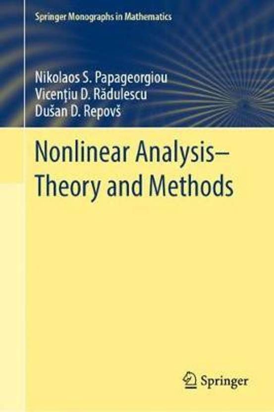 Nonlinear Analysis Theory And Methods Buy Nonlinear Analysis