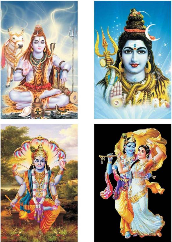 God_Shopsji_082 Poster set of 4 poster of God | Hindu God poster| God ...