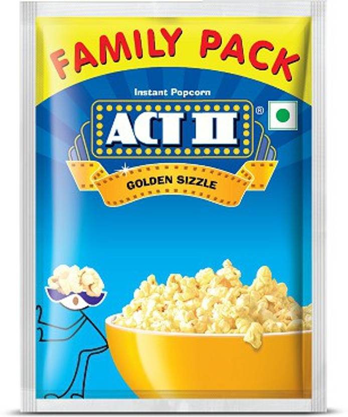 ACT II Family Pack Golden Sizzle Popcorn Price in India - Buy ACT II ...