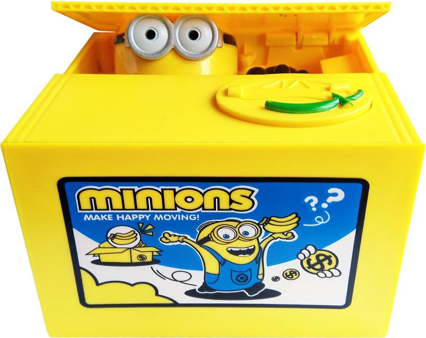 Wembley Toys Coin Stealing Minions Piggy Money Bank for Kids, Birthday ...