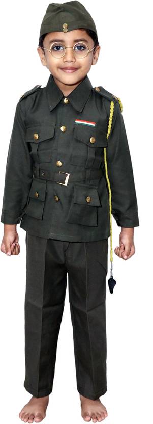Raj Fancy Dresses SUBHASH CHANDRA BOSE Kids Costume Wear Price in India ...
