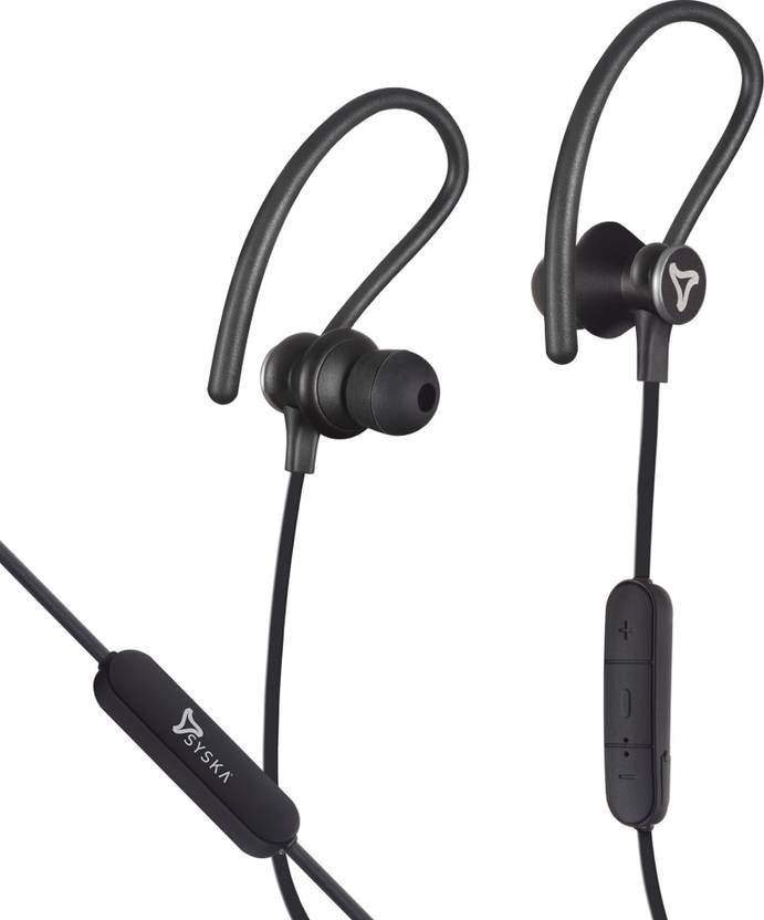 Syska Pro Active Wireless Earphone Bluetooth Headset Price in India ...