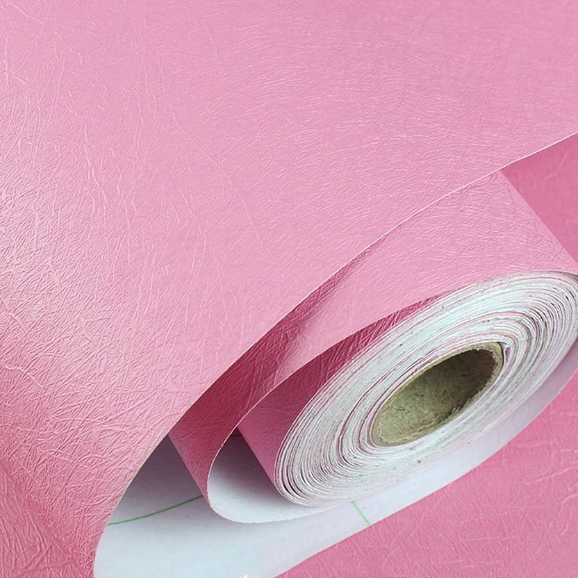 WolTop 300 cm Wall Wallpaper Pink Wall DIY Embossed Self Adhesive ...