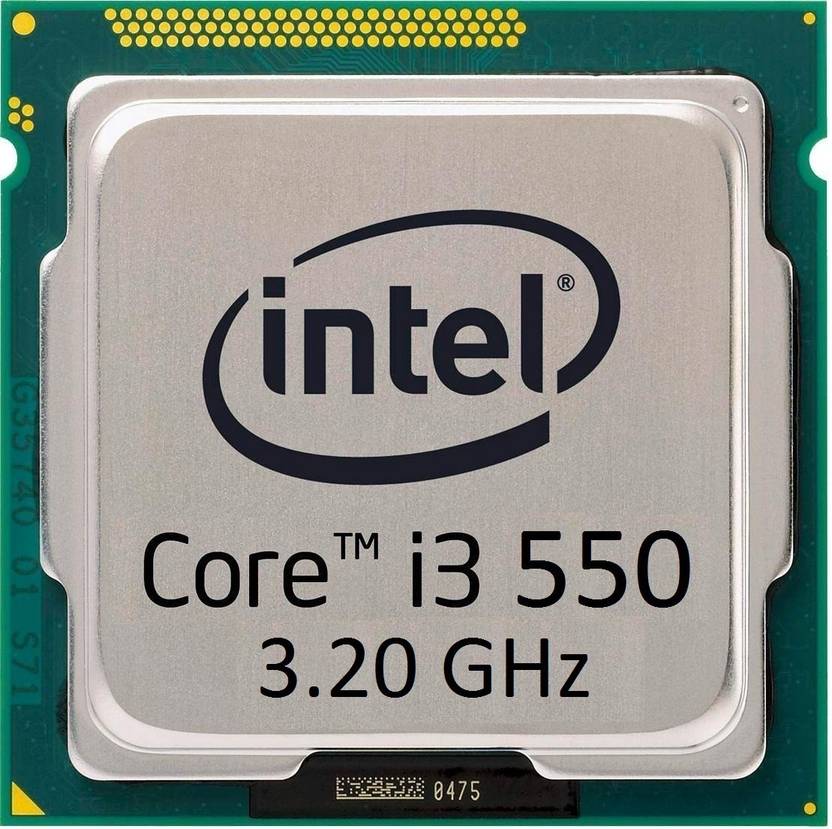 Intel Core i3-550 3.2 GHz LGA 1156 Socket 2 Cores 4 Threads 4 MB Smart ...