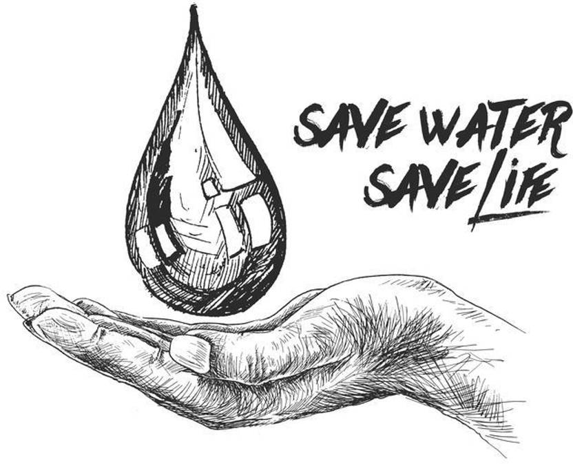 save water save sticker poster|save environment|NO plastic|save earth ...