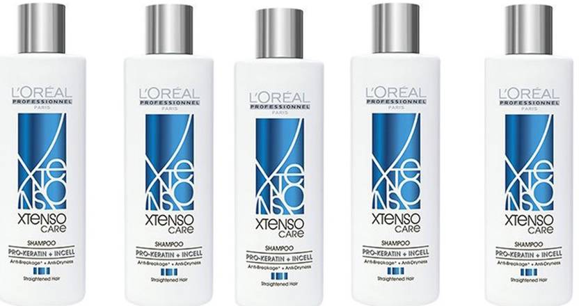 L'Oréal Paris Xtenso Care (Shampoo 250ml ) 1250 ml pack of 5 546 ...