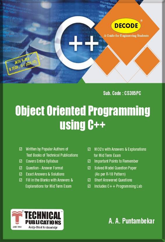 Decode Object Oriented Programming using C++ for JNTU-H 18 Course (II ...
