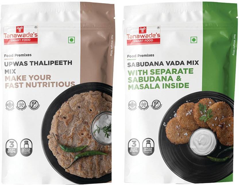 Tanawade's SMART FOOD Upwas Special , Upwas Thalipeeth, Sabudana Vada ...