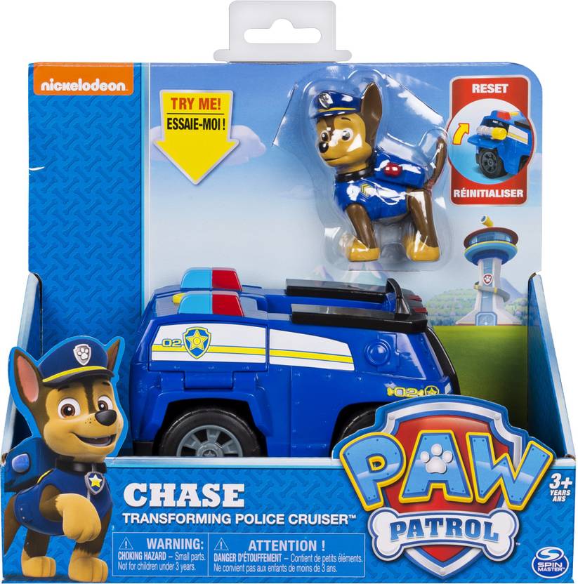 PAW PATROL Feature Transform Vehicle - Chase - Feature Transform ...