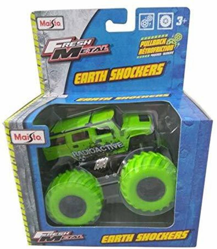 Maisto Earth Shockers Hummer H2 Monster Truck Green - Earth Shockers ...