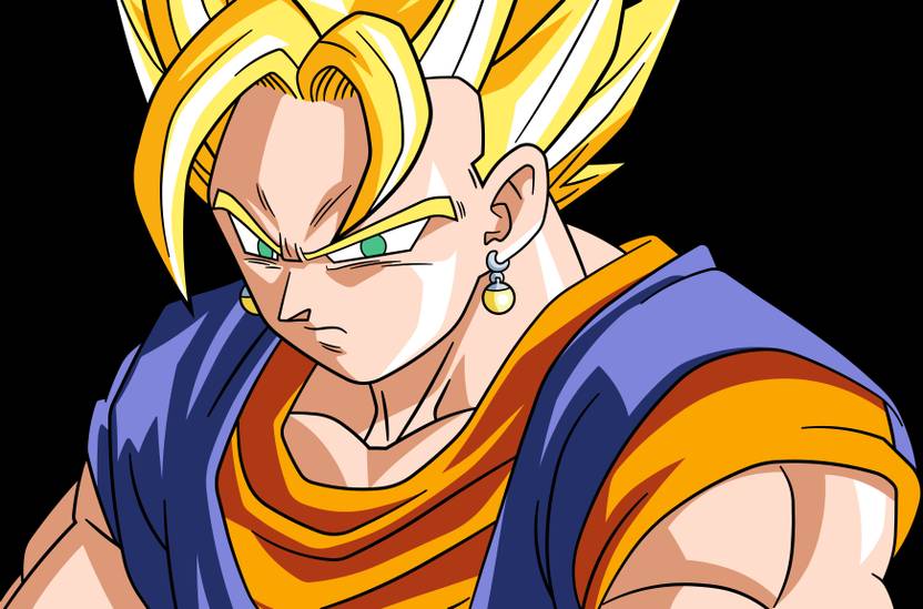 super saiyan vegito sticker poster|dragon ball z poster|anime poster ...