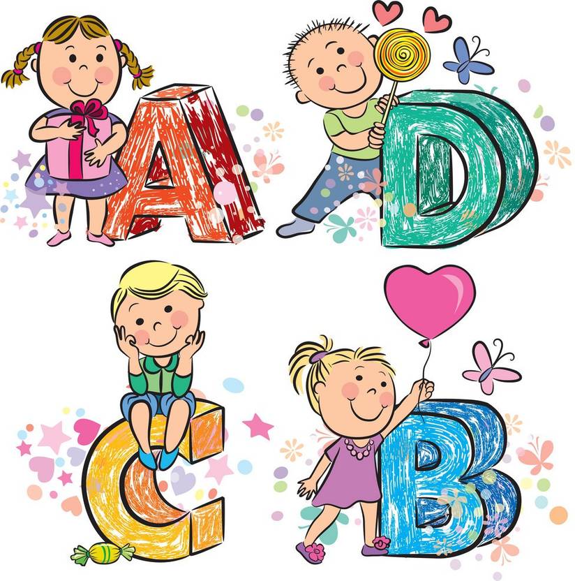 alphabet ABCD |Kids Room Posters|Poster for Play Schools Paper Print ...