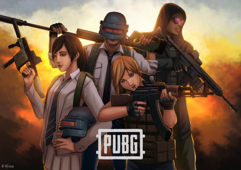 PUBG poster, Indian PUBG Poster, BGMI poster, pubg weapons Poster, PUBG ...