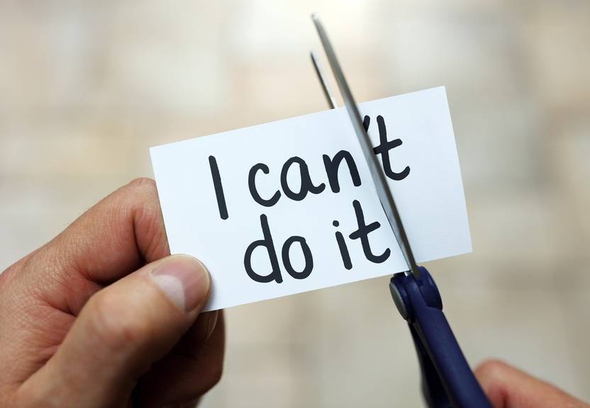 i can't do it |Motivational Poster|Inspirational Poster Paper Print ...