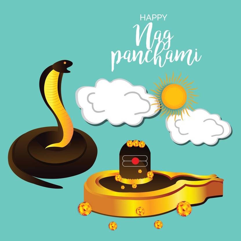 KD happy nag panchami b Sticker Poster|hindu god|religious poster Paper ...