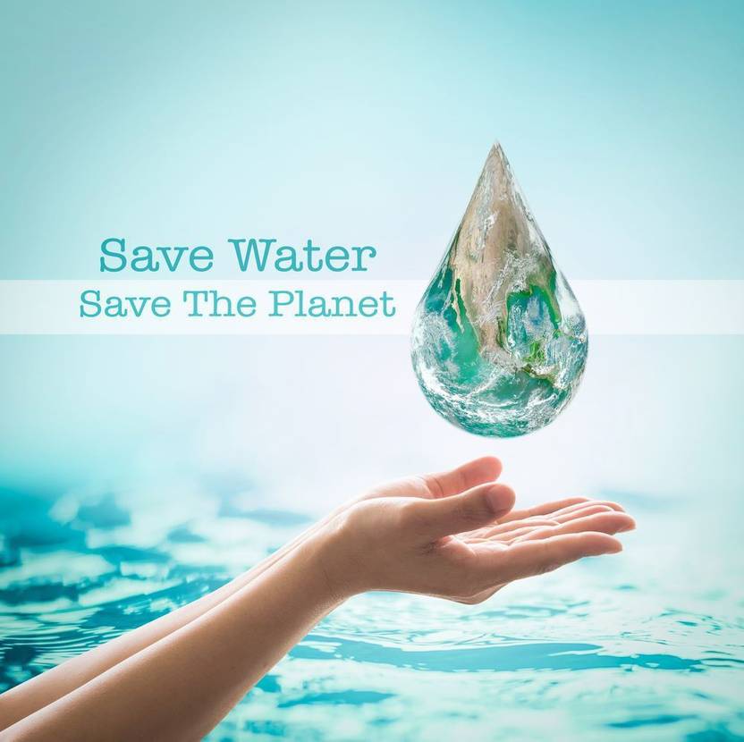save water save the planet sticker poster|save water quotes Paper Print ...