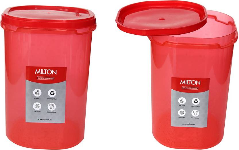 MILTON Container Set - 2 L Plastic Grocery Container Price in India ...