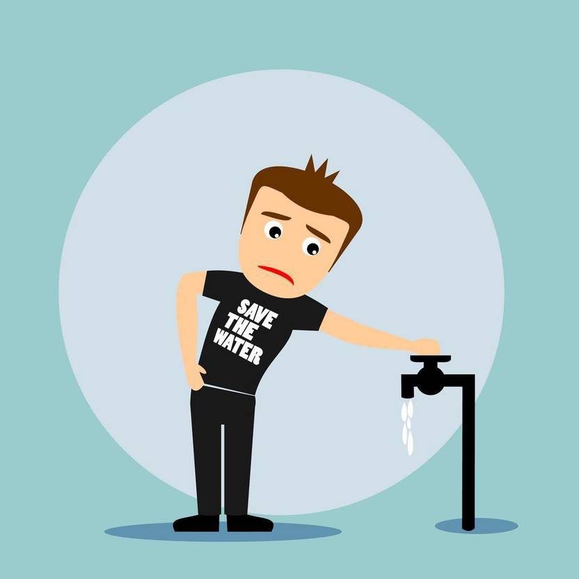 save the water with cartoon sticker poster|save earth|save nature ...