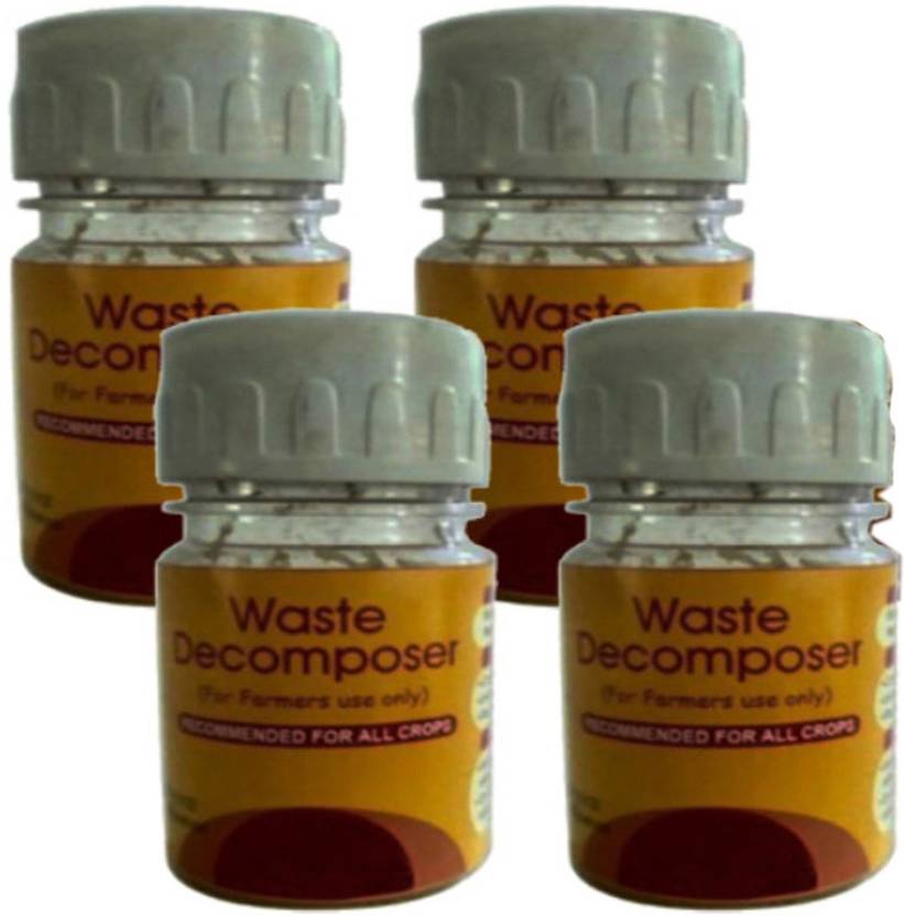 Waste Decomposer Pack of 4 bottles Manure Price in India - Buy Waste ...