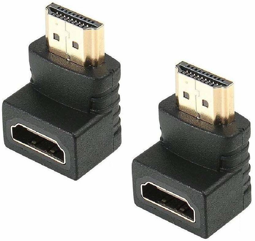 OZAK TV-out Cable HDMI L Shape Male To HDMI Female Gold Plated ...