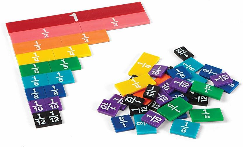 hand2mind Rainbow Fraction and Decimal Tiles Price in India - Buy ...