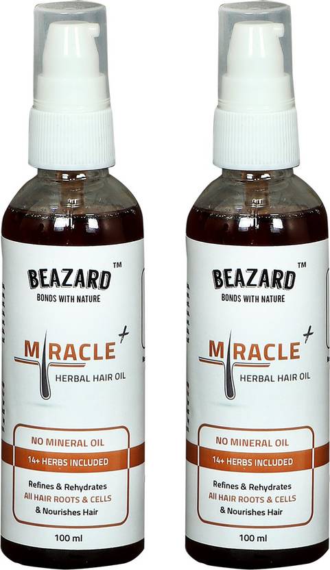 Beazard Miracle Plus Herbal Hail Oil For Hair Growth (Combo) Hair Oil ...