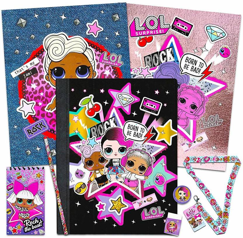 LOL Surprise School Supplies Value Pack ~ 8 Pcs - School Supplies Value ...