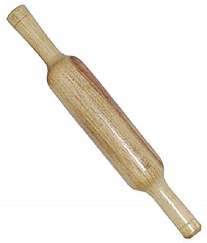 Home Delivered Wooden Rolling Pin Roller Thick,Wood,Roti Belan, Chapati ...