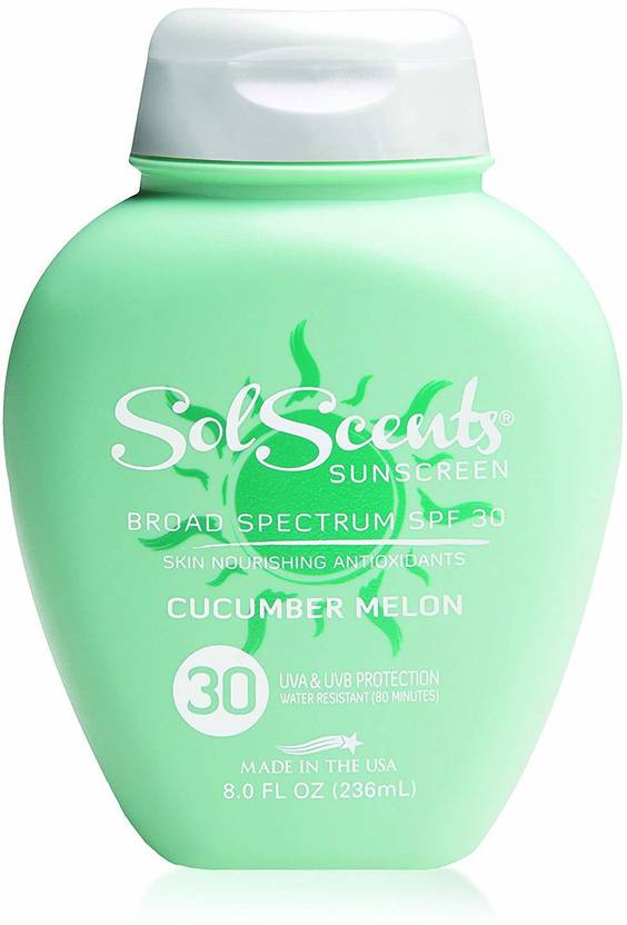 Solscents Sol Scents Sunscreen Lotion, Cucumber Melon - SPF 30 PA++ ...