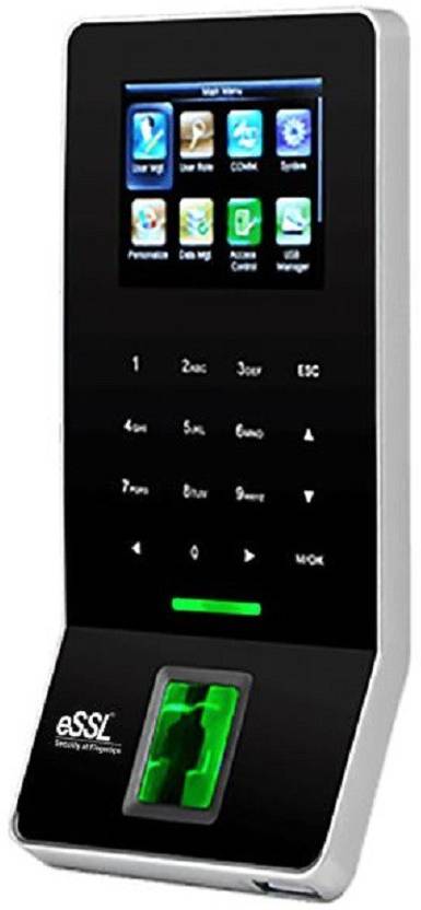 eSSL Face Reader Biometric Attendance Uface 302 + ID Machine (Black ...