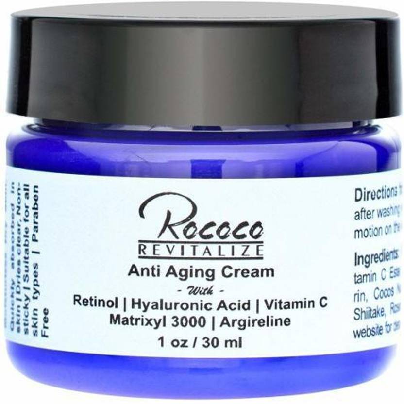 Rococo Revitalize Life Anti-Aging Cream with Retinol Hyaluronic Acid ...