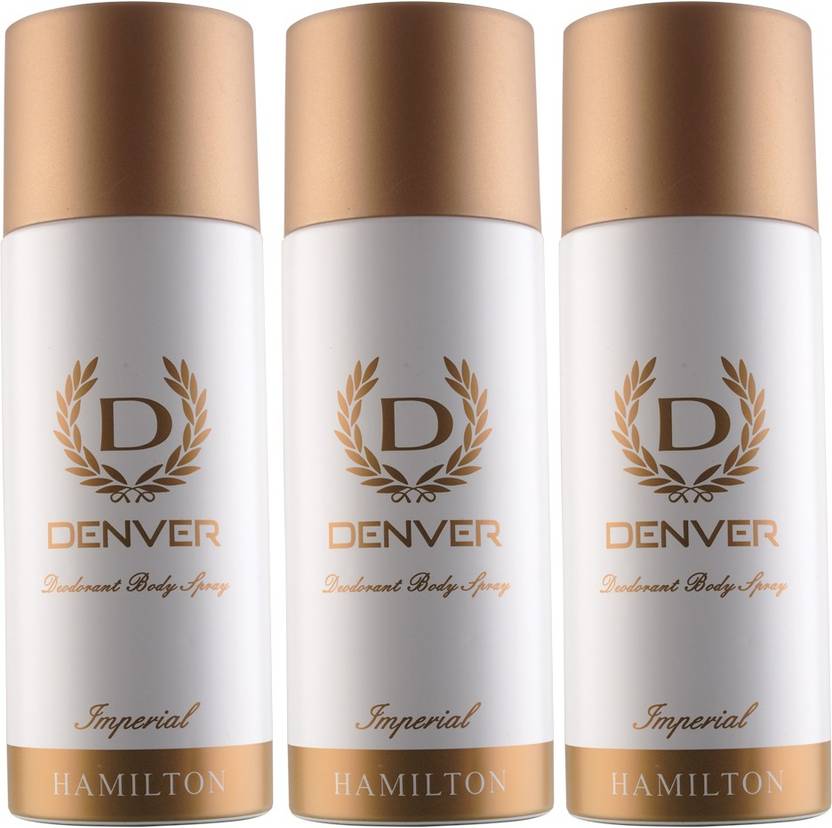 DENVER Imperial 165 Ml Combo Deodorant Spray - For Men - Price in India ...