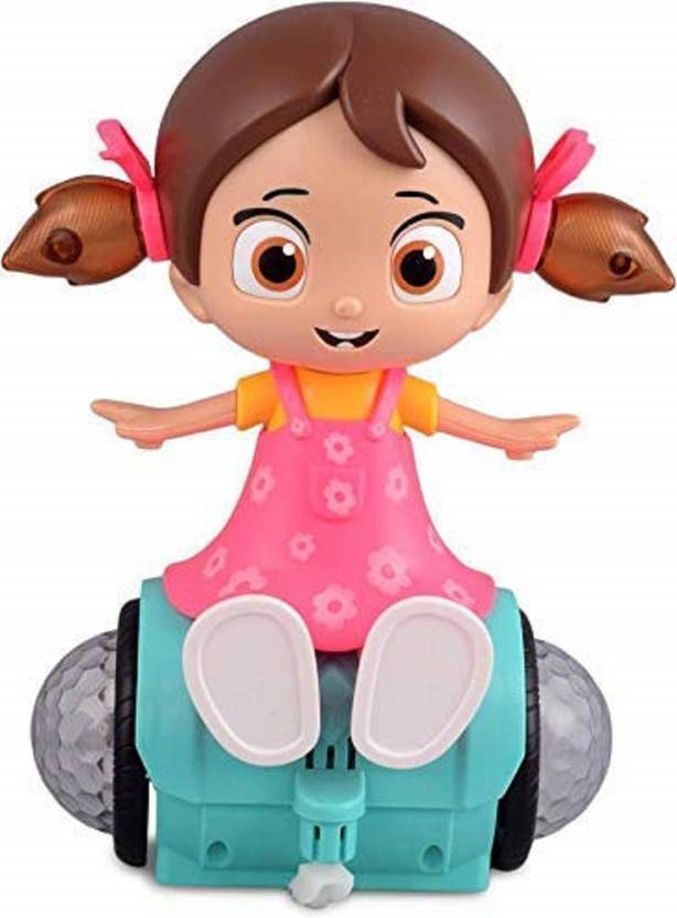 FunBlast Musical Dancing Spinning Doll with Flashing Lights for kids ...