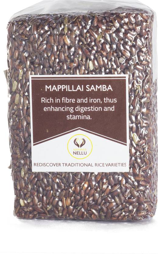 Namma Nellu Traditional Red Rice - Mappillai Samba (Boiled Rice) - 1 KG ...