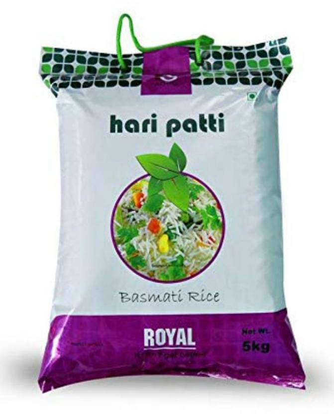 Hari Patti ROYAL BASMATI RICE 5 KG Basmati Rice (Long Grain, Steam ...