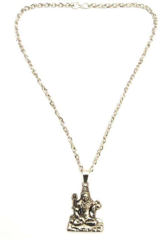 athizay Rolo Chain With Lord Shiva Pendant For Boys | Men Chain ...