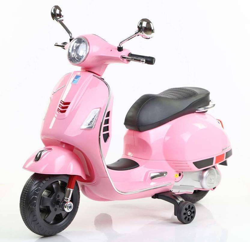Toy Vespa Rechargeable Battery Operated Ride-on Scooter for Kids (3 to ...