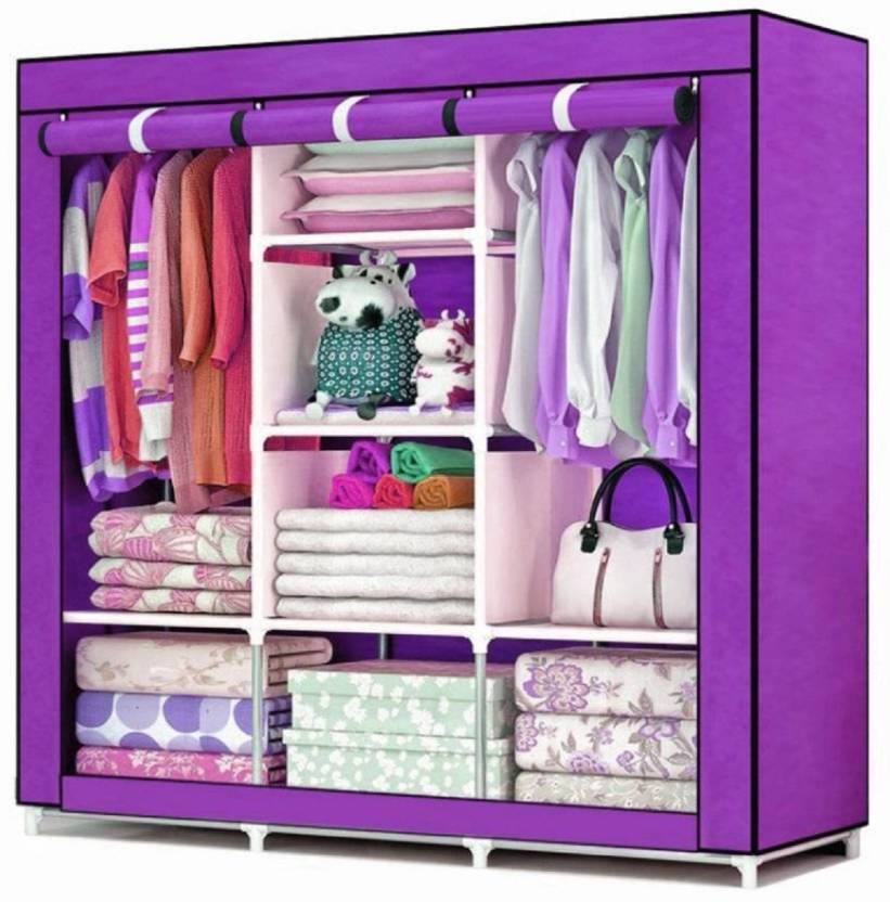 aks groups Collapsible Wardrobe PP Collapsible Wardrobe Price in India ...