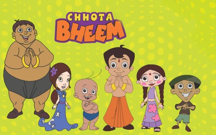 Chhota Bheem And Friends Cartoon Poster-High Resolution Paper Print ...