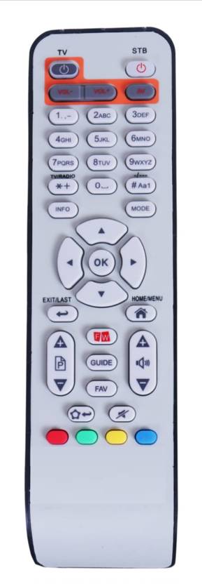 Divine's FASTWAY Digicable E2/E4 TV remote universal Remote Controller ...