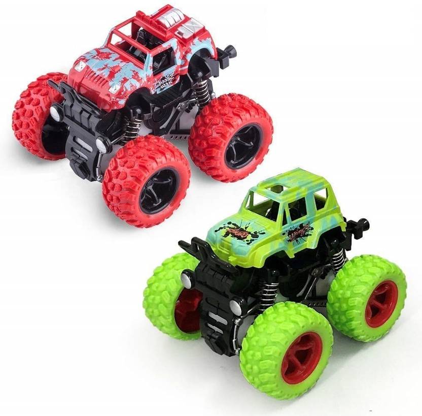 spincart Pull and Go Monster Car Toy For Kids And Boys - Pull and Go ...