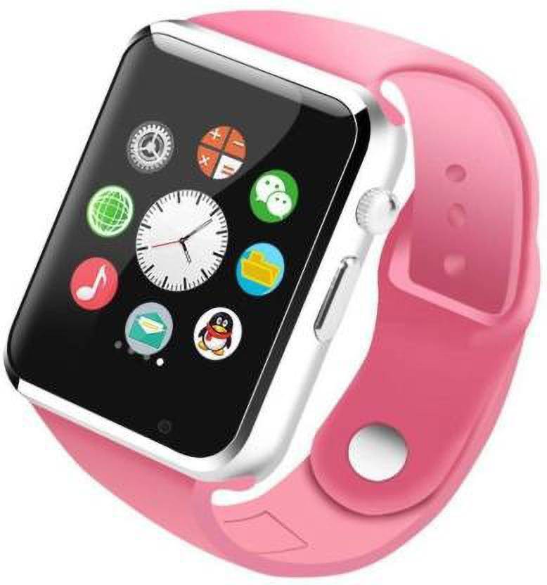 CHG A1 Bluetooth Smart Wrist Watch (PINK) Smartwatch Price in India ...