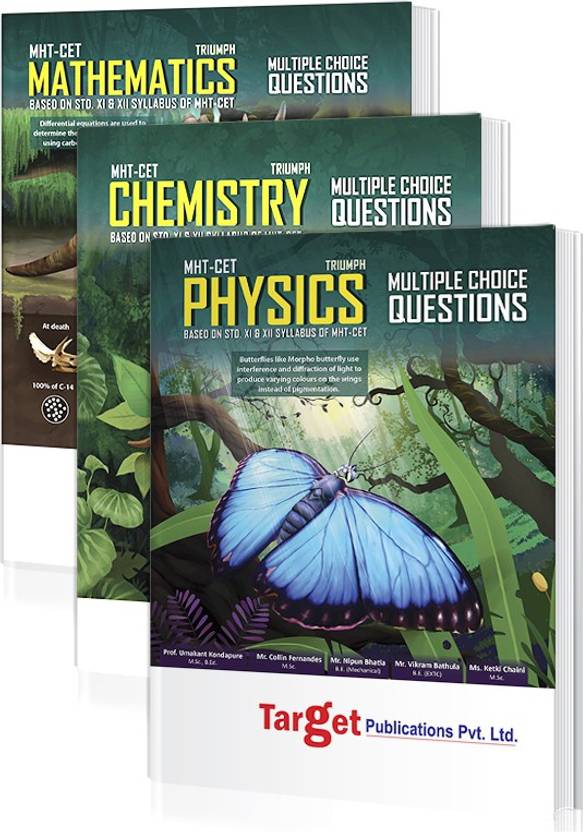 MHT CET Triumph Physics, Chemistry And Maths (PCM) Books Combo For 2020 ...